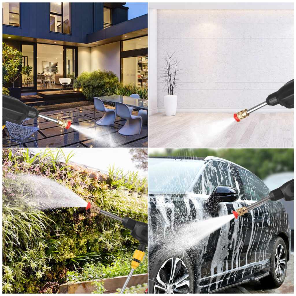 ADM WIRELESS MINI PRESSURE WASHER + 2 BATTERIES, SKU:431