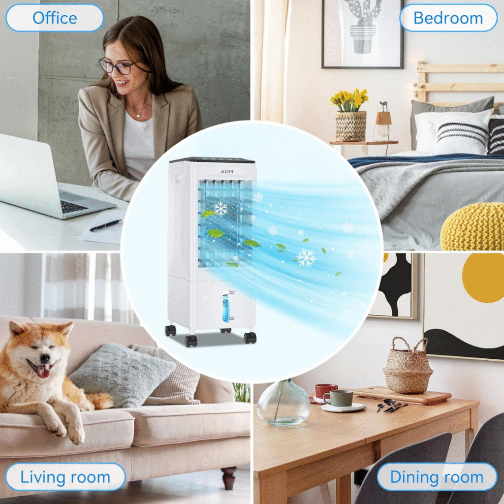 ADM 3-in-1 smart portable air cooler – cooling, fan & humidifier, SKU ...
