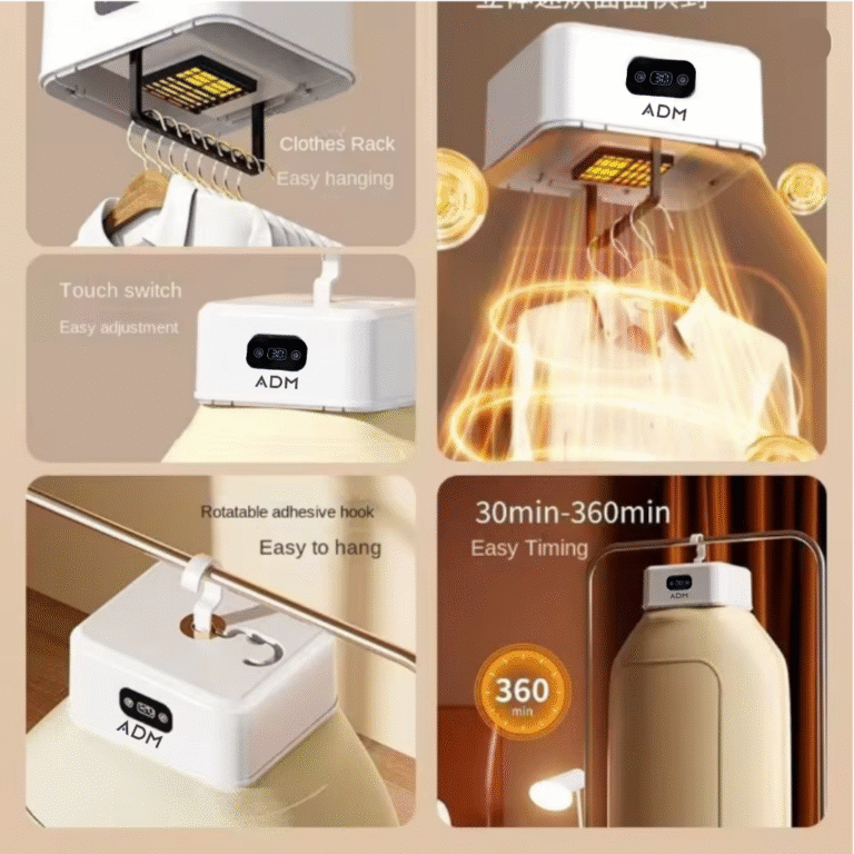 ADM Folding Clothes Dryer & Garment Steamer, SKU: 7064 - Trade.Adamanta.eu